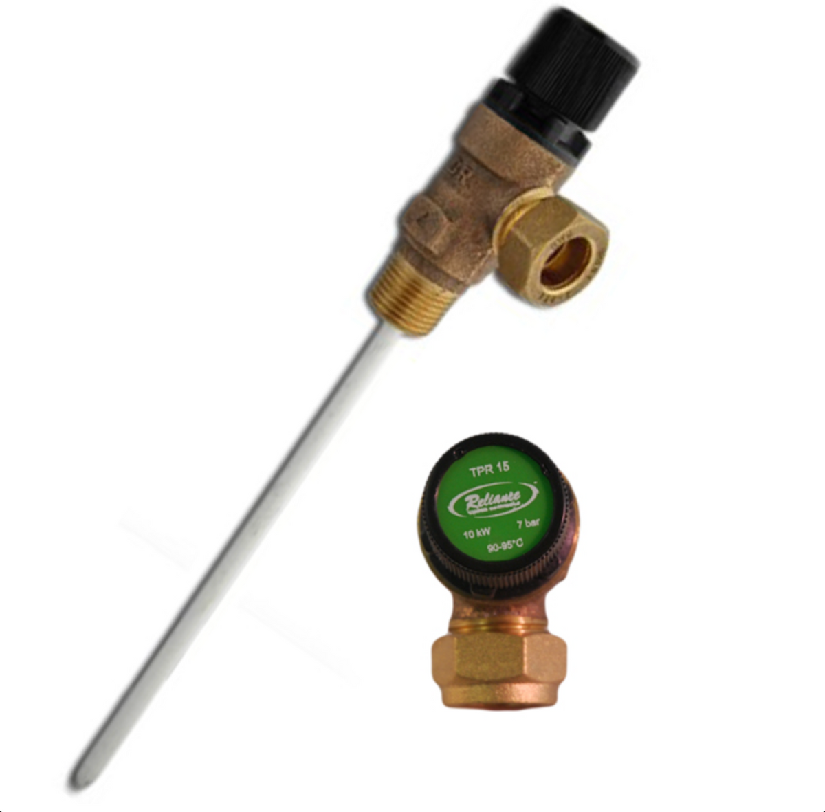 Albion 15mm Pressure & Temperature Relief Valve 7 Bar 200mm Probe — The ...