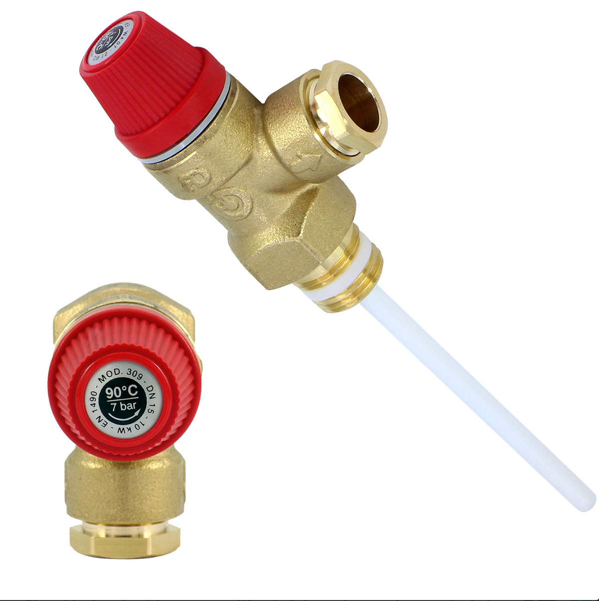 Albion 15mm Pressure & Temperature Relief Valve 7 Bar VALVETP1/2ALT ...